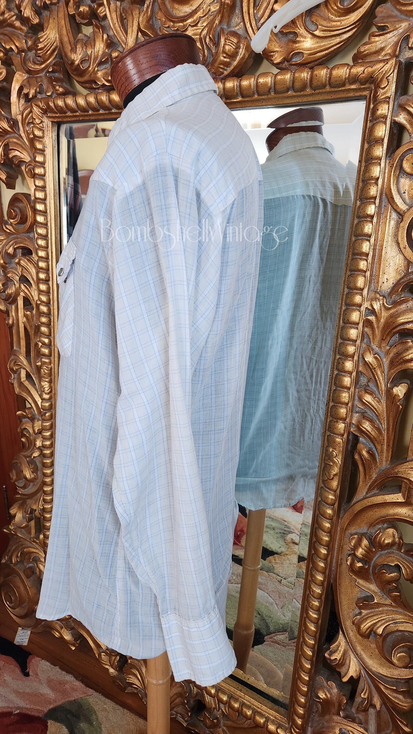 Vintage 70's Mens Dee Cee Brand Pale Plaid Western Shirt - Etsy