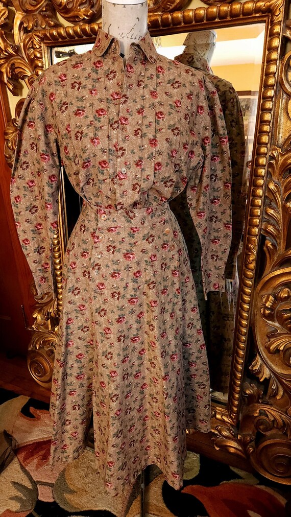 Vintage 80s brown prairie - Gem