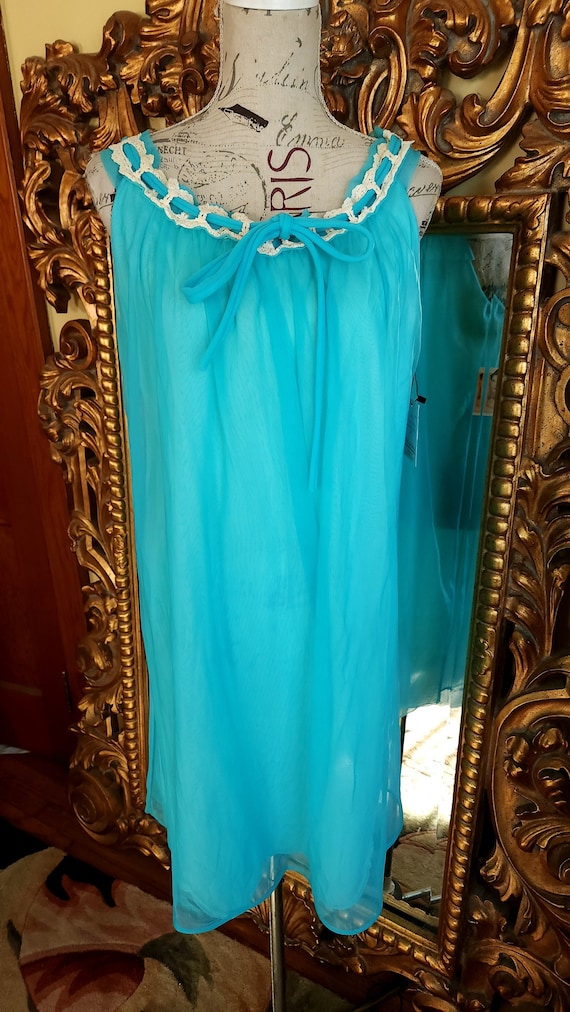 vintage 60s nylon chiffon - Gem