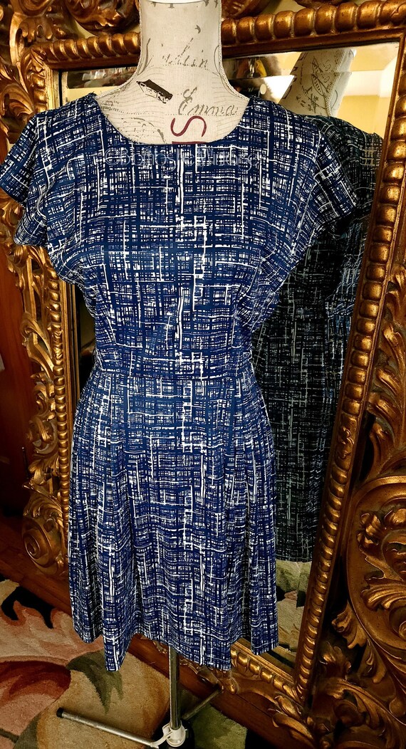 Vintage 60s blue nylon - Gem