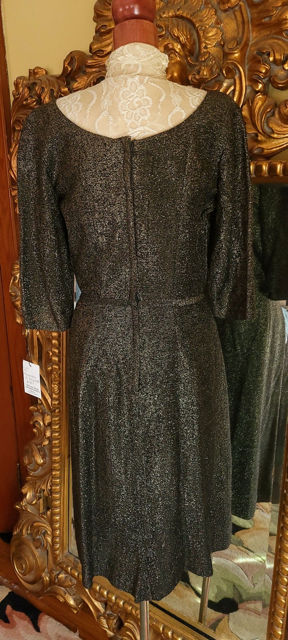 Vintage 50's Fredericks of Hollywood Black and Gold L… - Gem