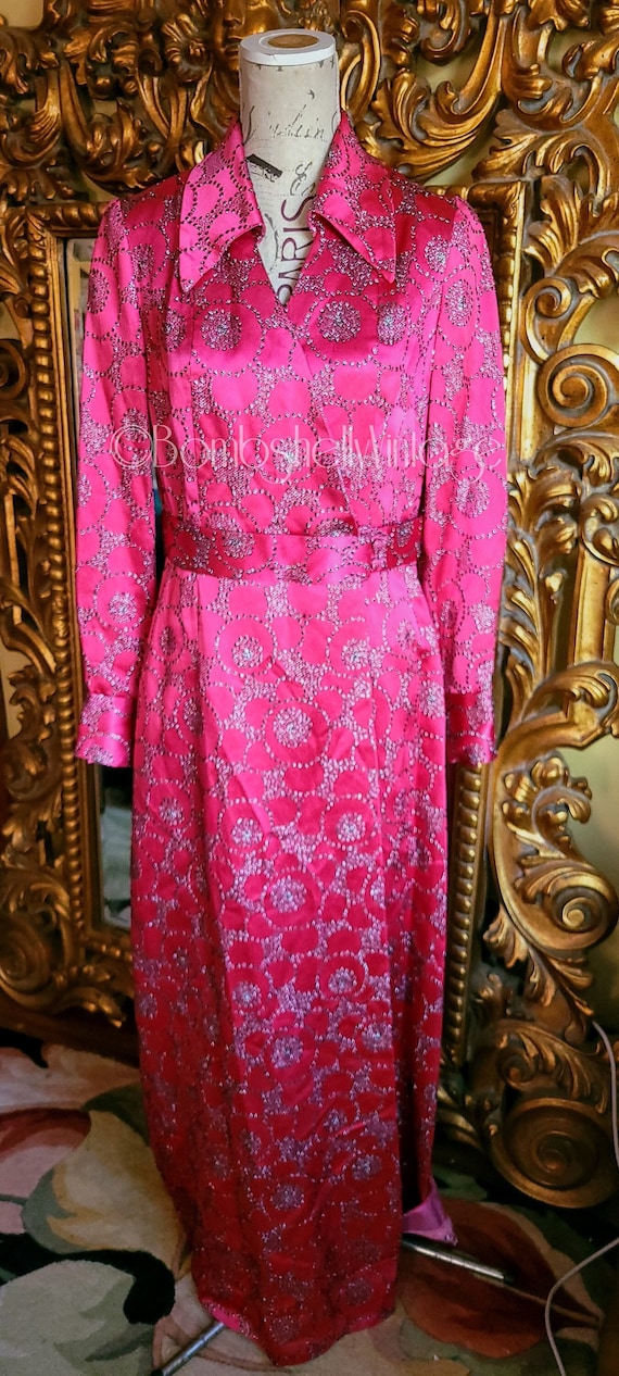 Vintage Utah Tailoring pink and green original coat s… - Gem