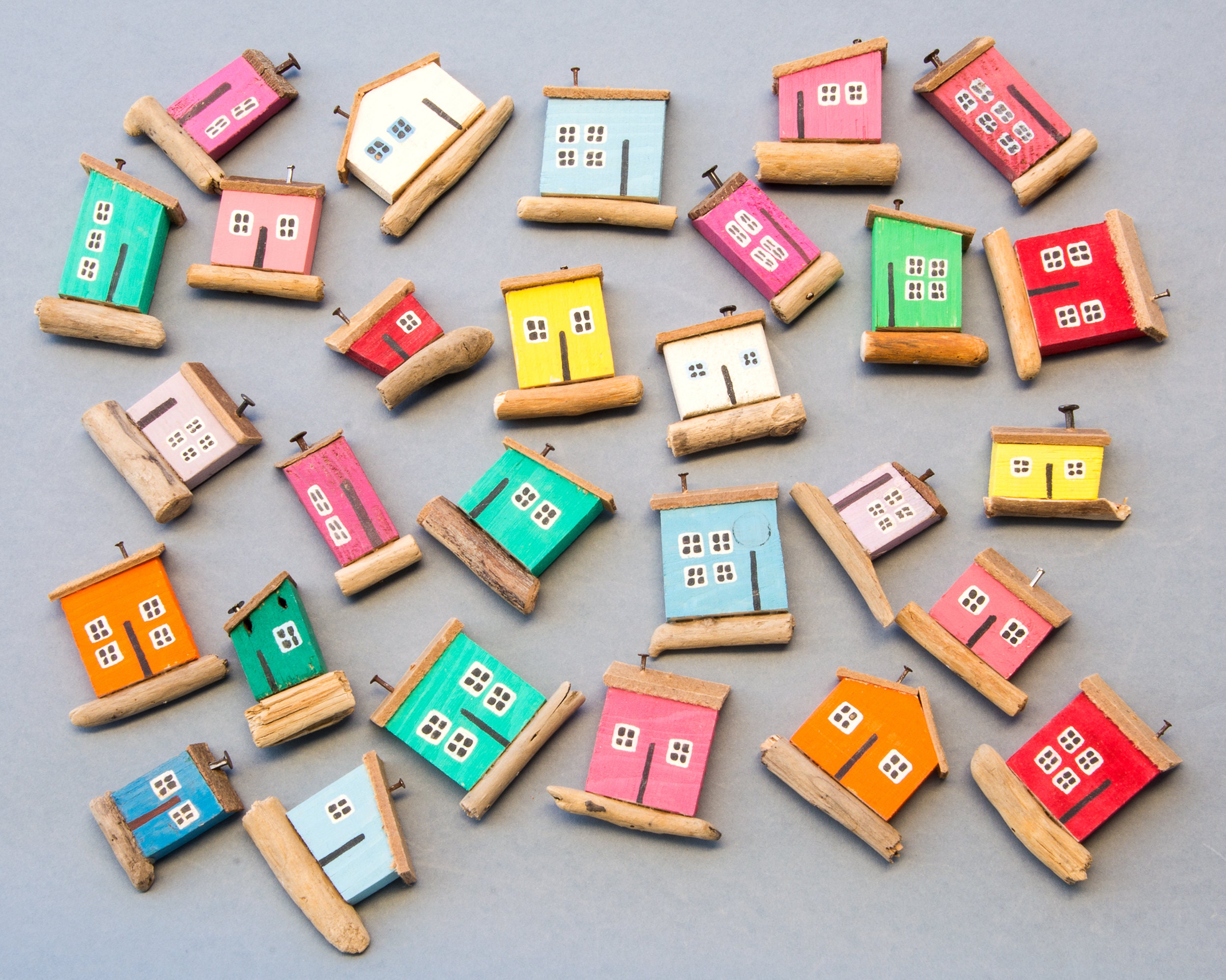 House Magnet House With Magnet Fridge Magnet - Etsy