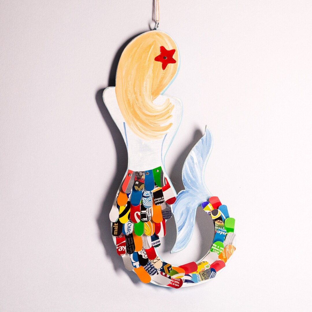 Mermaid "ariel", Mermaid, Wooden Fish, Marine Fish, Marine Environment ...