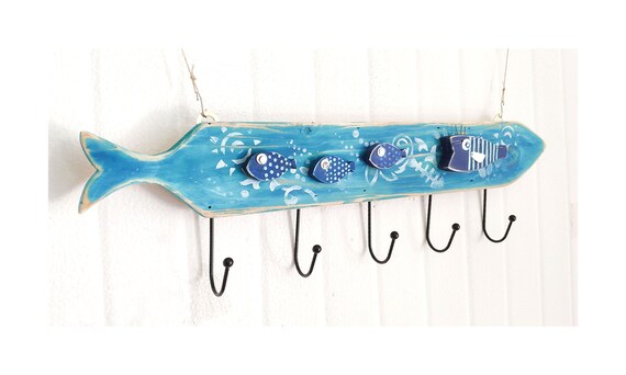 Coat Rack fish Coat Rack Dish Towel Hook Cabin - Etsy UK