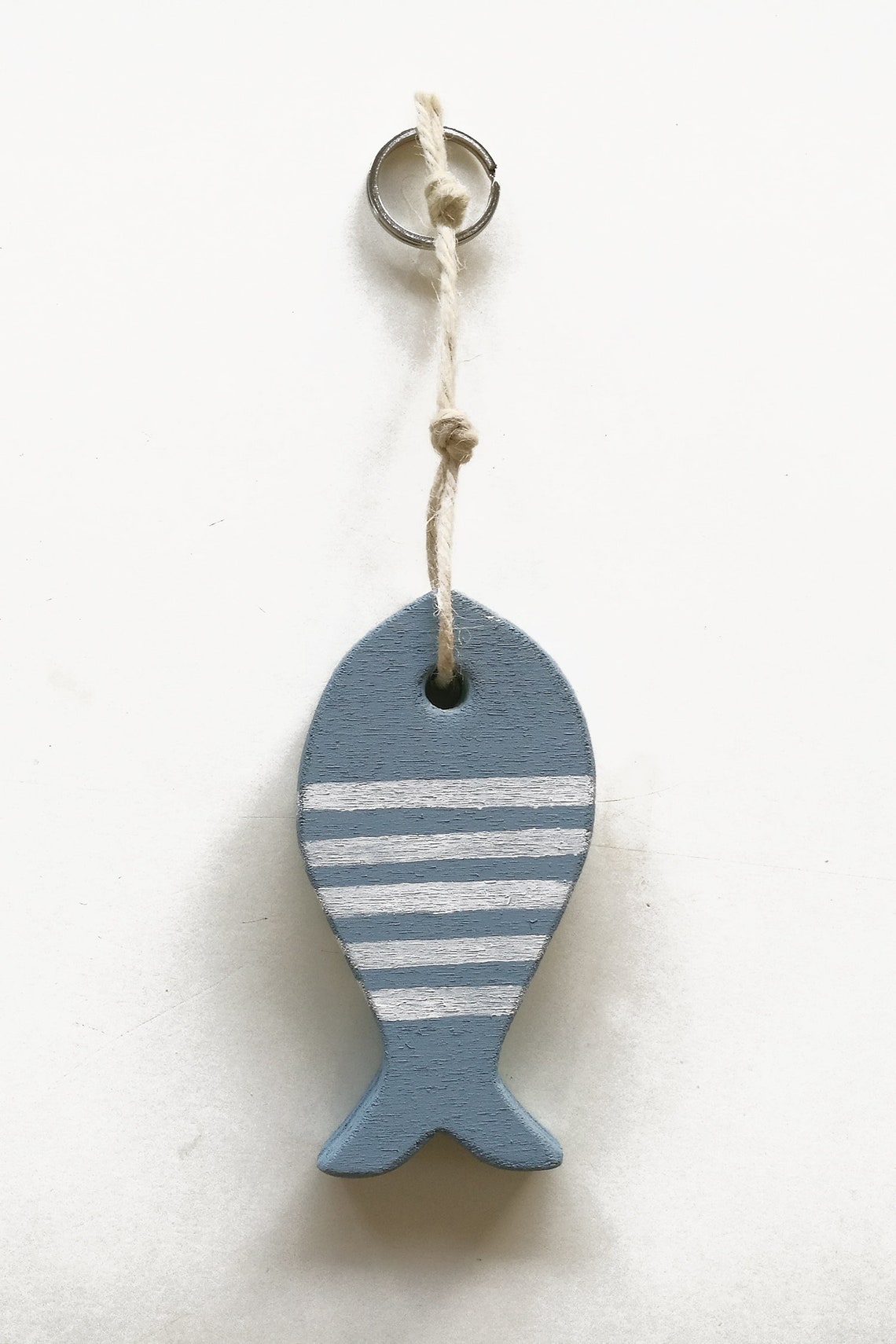 Keychain FISH Keyring.Fish Fish Wooden Fish | Etsy