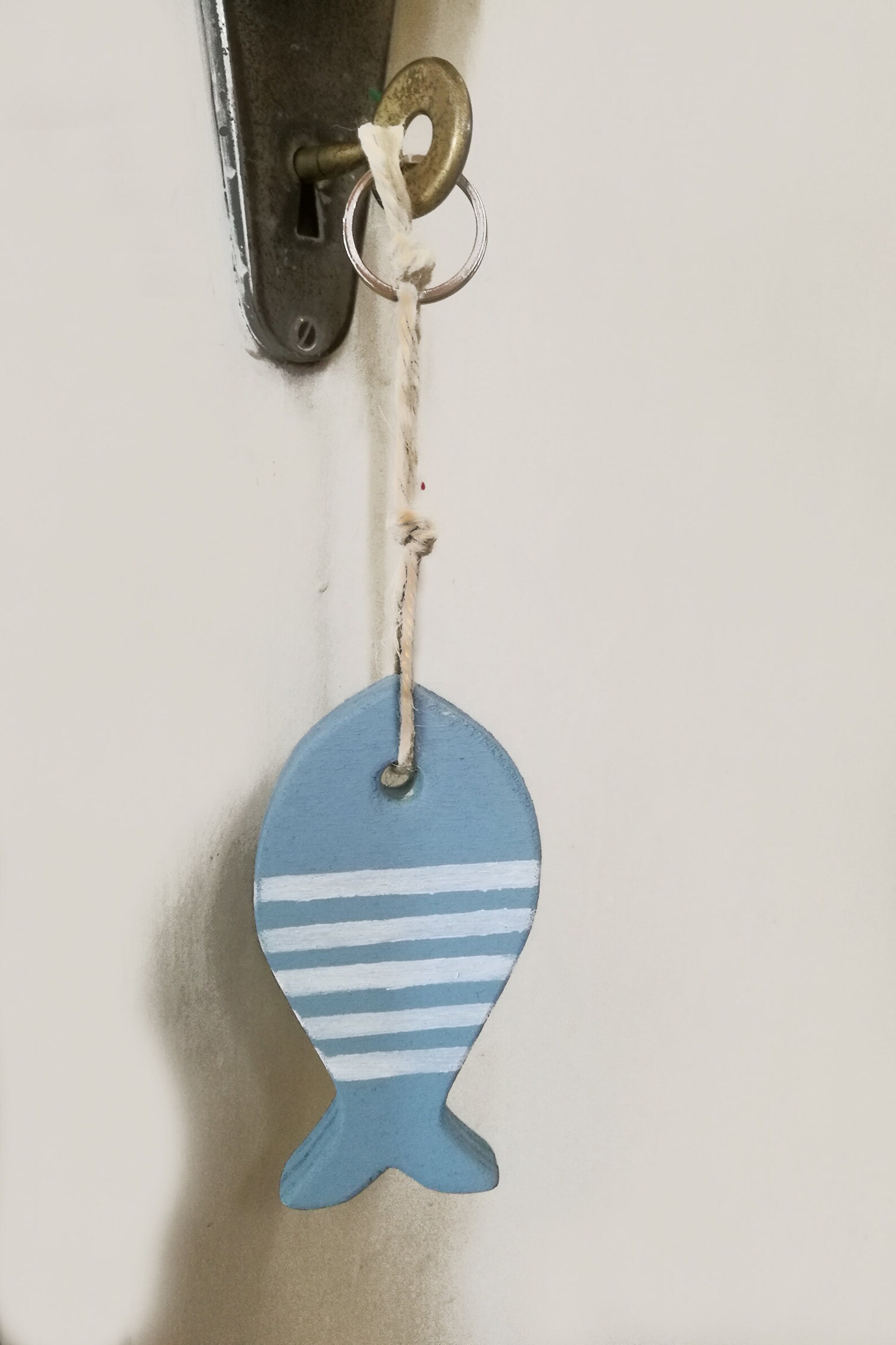 Keychain FISH Keyring.Fish Fish Wooden Fish | Etsy