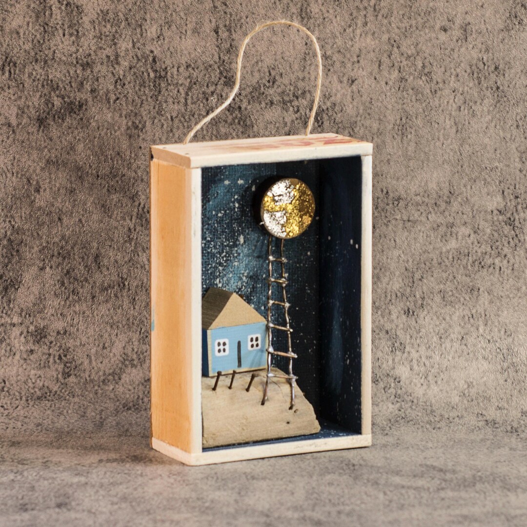 "moon" Painting, Luna, Moon, Scala, Ladder to the Moon, Stairway to ...