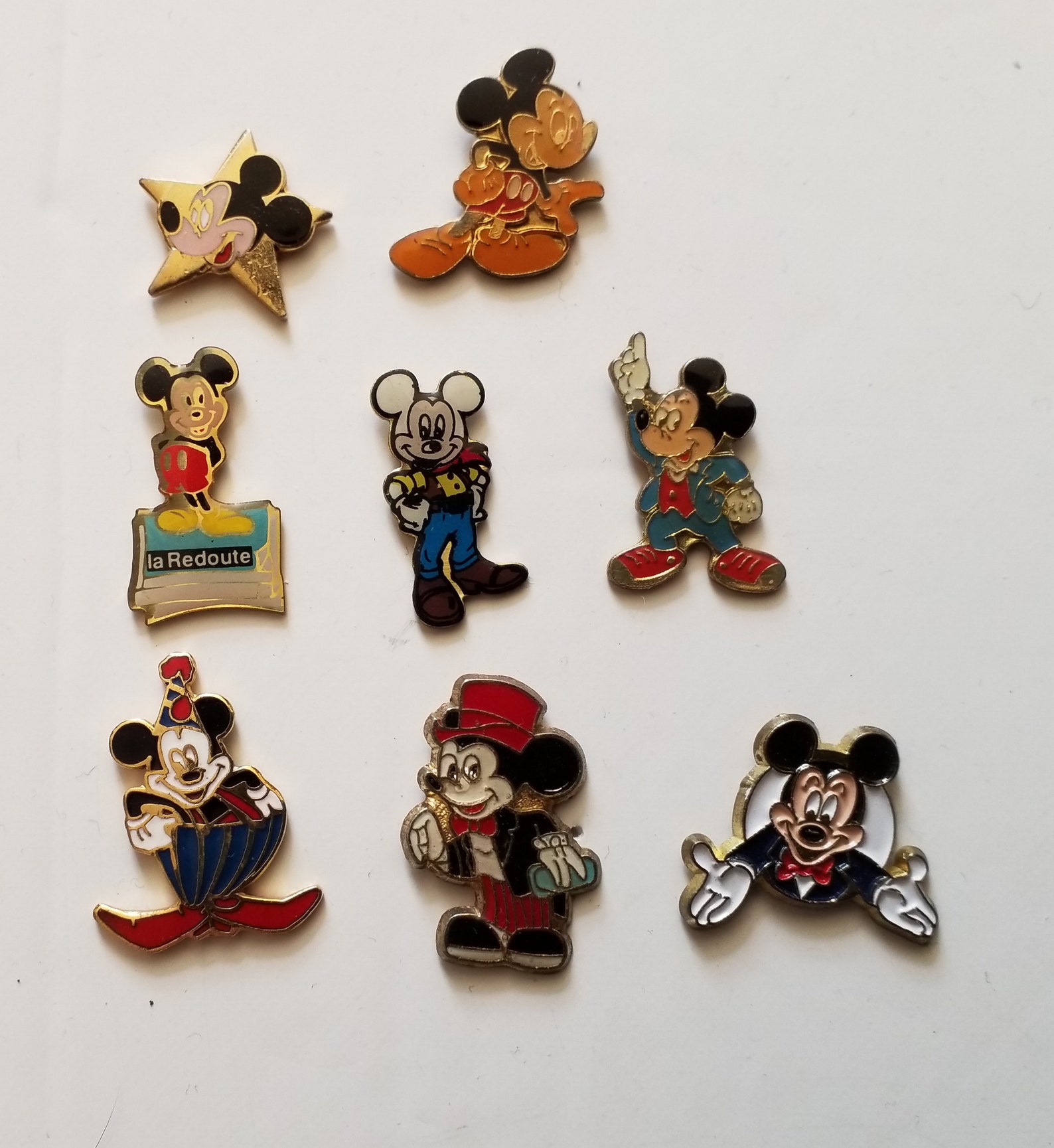 Pins Disney Vintage Pins Mickey Pins Métal Et Email Etsy