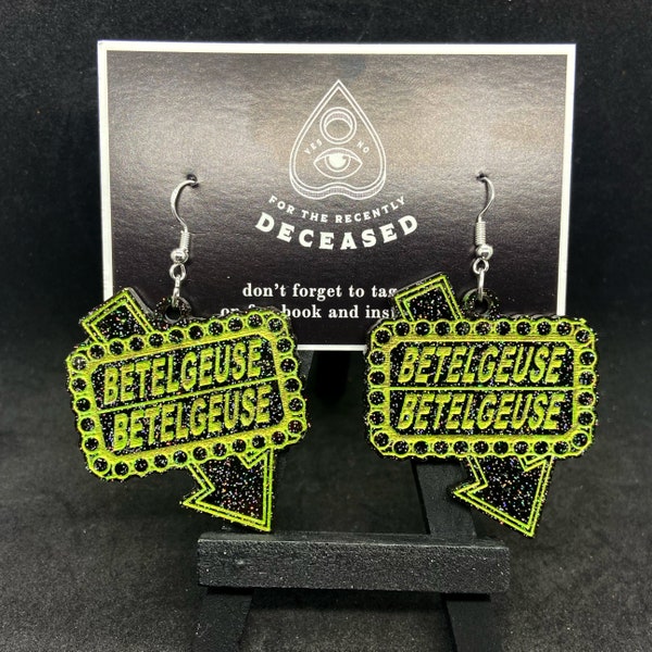 Beetle Juice Neon Sign - Etsy