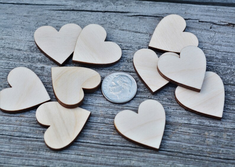 1 Heart Cutouts Heart Cut Outs Small Heart Cutouts - Etsy