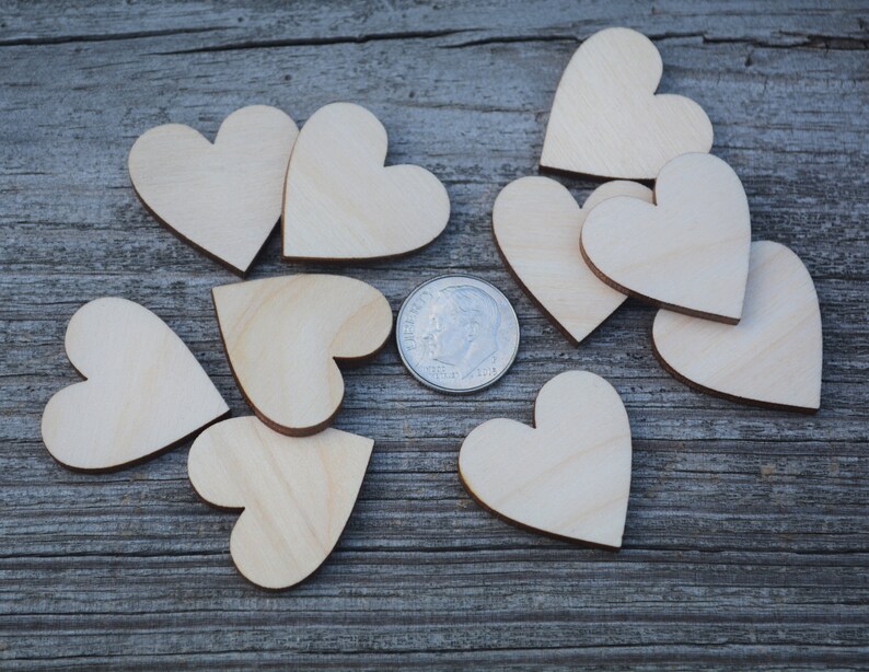 1 Heart Cutouts Heart Cut Outs Small Heart Cutouts - Etsy