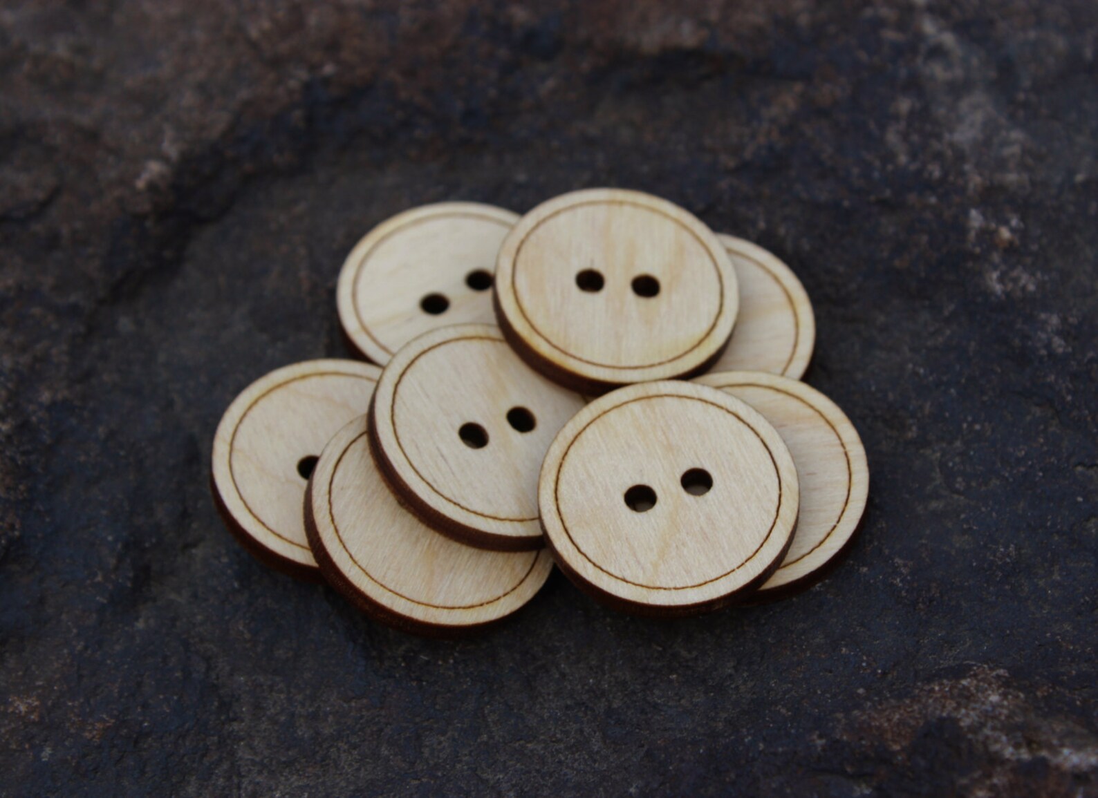 1 Wood Buttons Lasercut Wood Buttons Natural Wood - Etsy