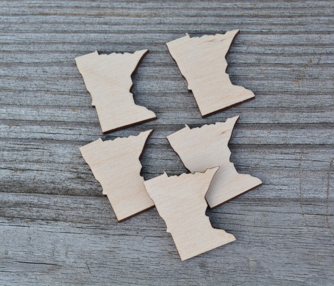 1" Minnesota Cutouts, Minnesota Cut Outs - DIY Earring Supplies ...
