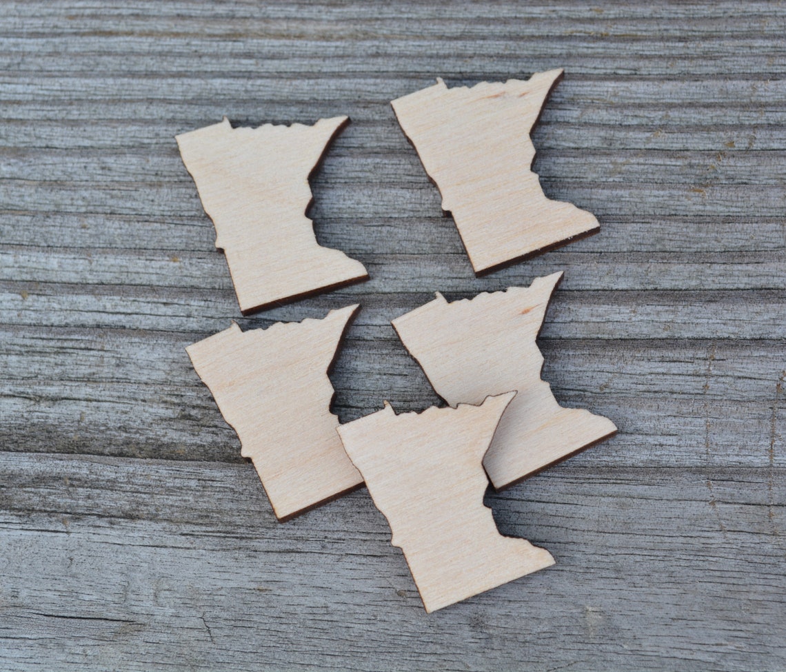 1 Minnesota Cutouts Minnesota Cut Outs DIY Earring - Etsy