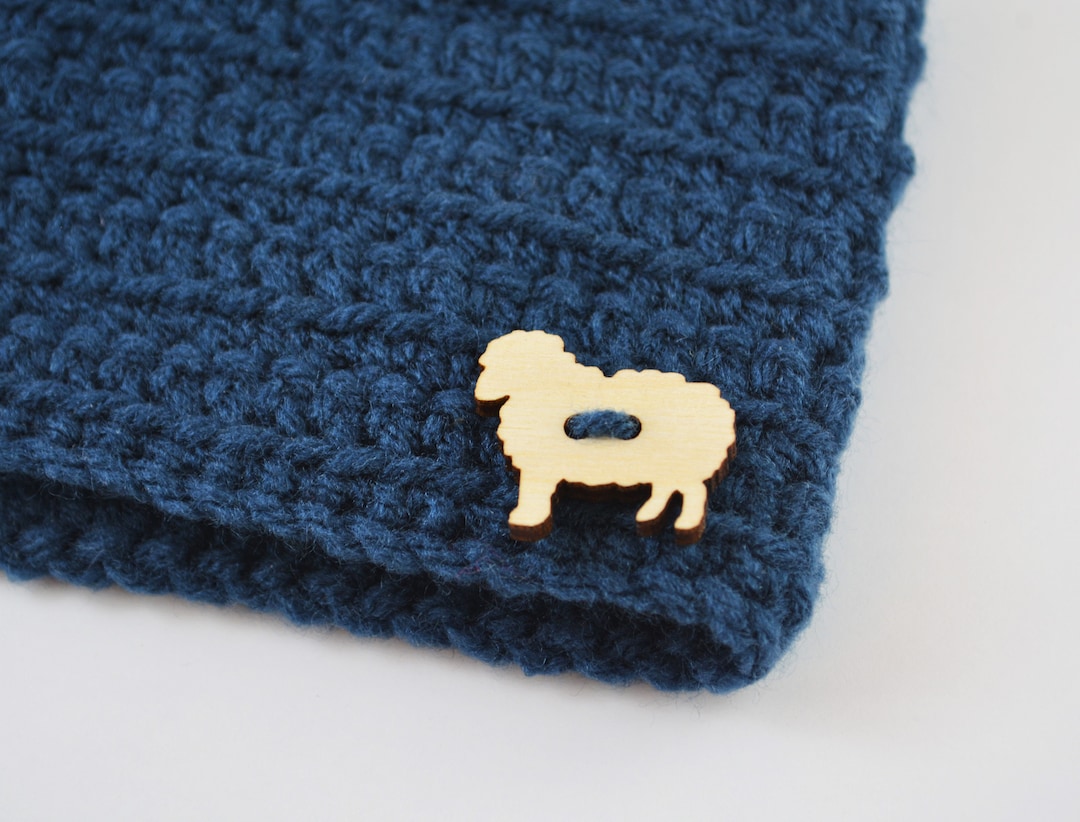 Sheep Buttons, Wood Buttons, Animal Shaped Buttons, Animal Buttons ...