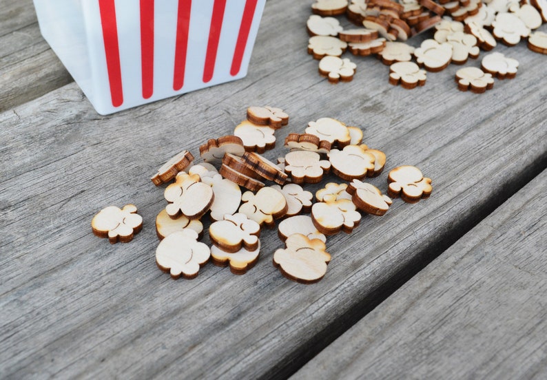 Popcorn Table Scatter Popcorn Confetti Movie Night - Etsy