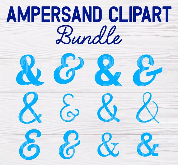 Svg Dxf Eps Files Ampersand Svg Ampersand Dxf Ampersand - Etsy