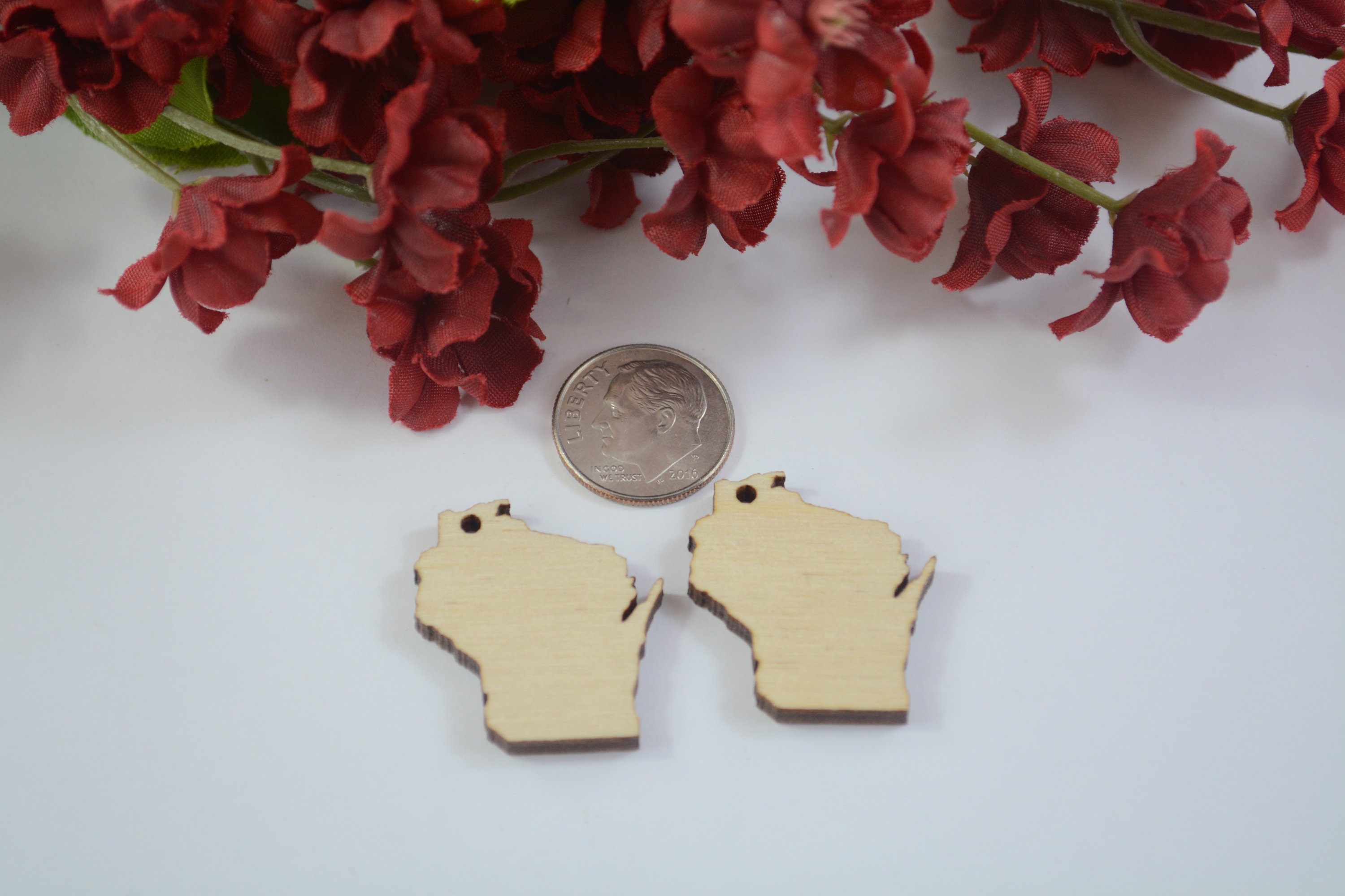 1" Wisconsin Cutouts, Wisconsin Cut Outs - DIY Earring Supplies ...