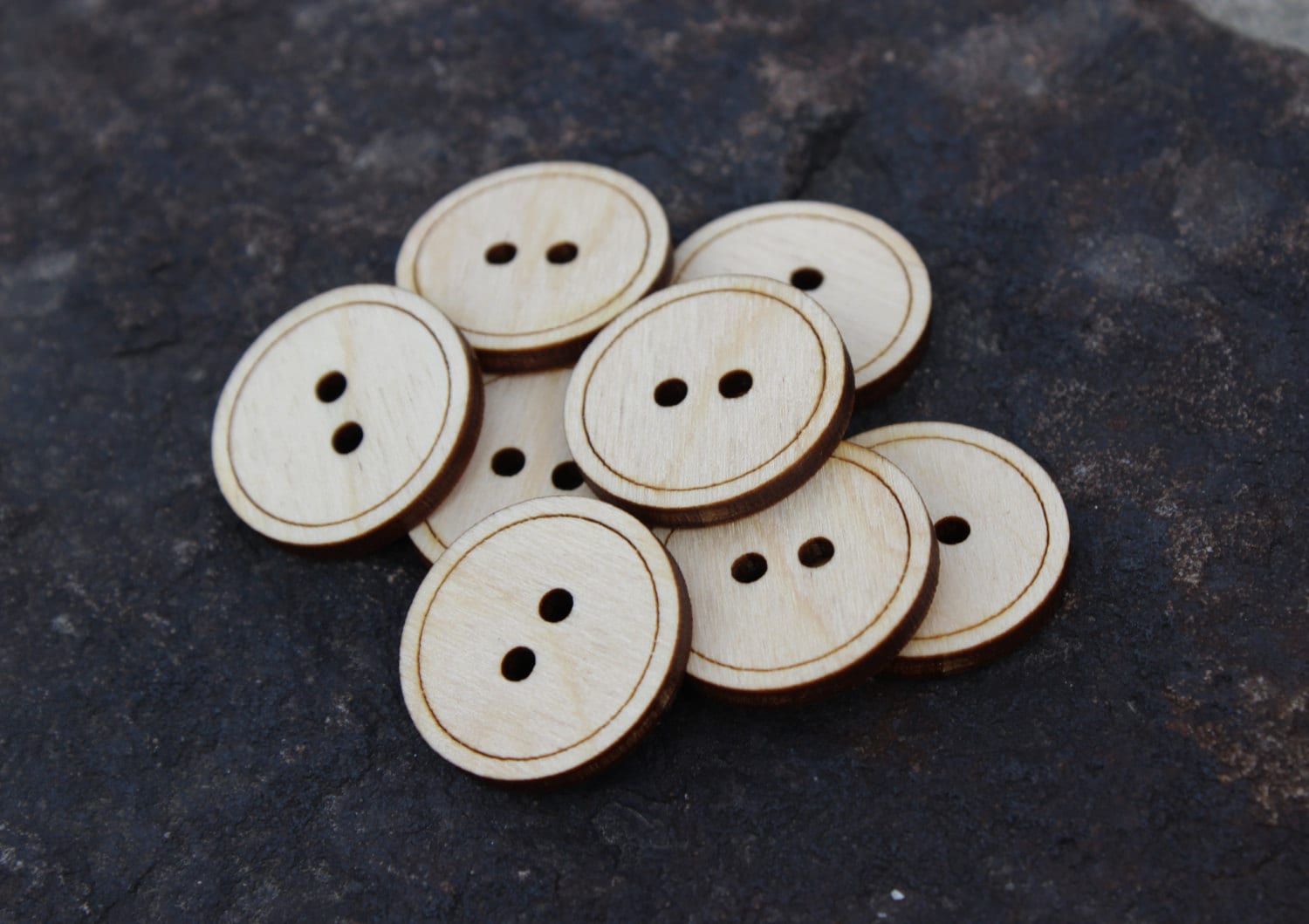 1 Wood Buttons Lasercut Wood Buttons Natural Wood - Etsy