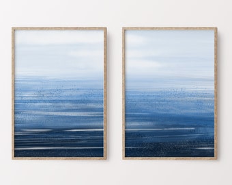 Navy Coastal Art | Etsy