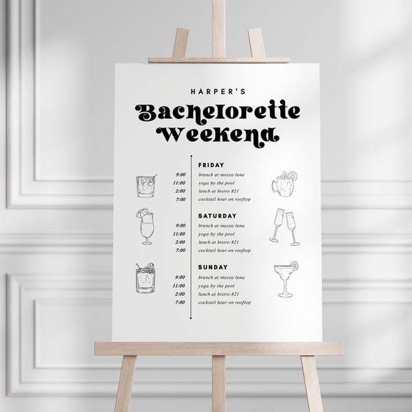 Bachelorette Party Sign - Etsy