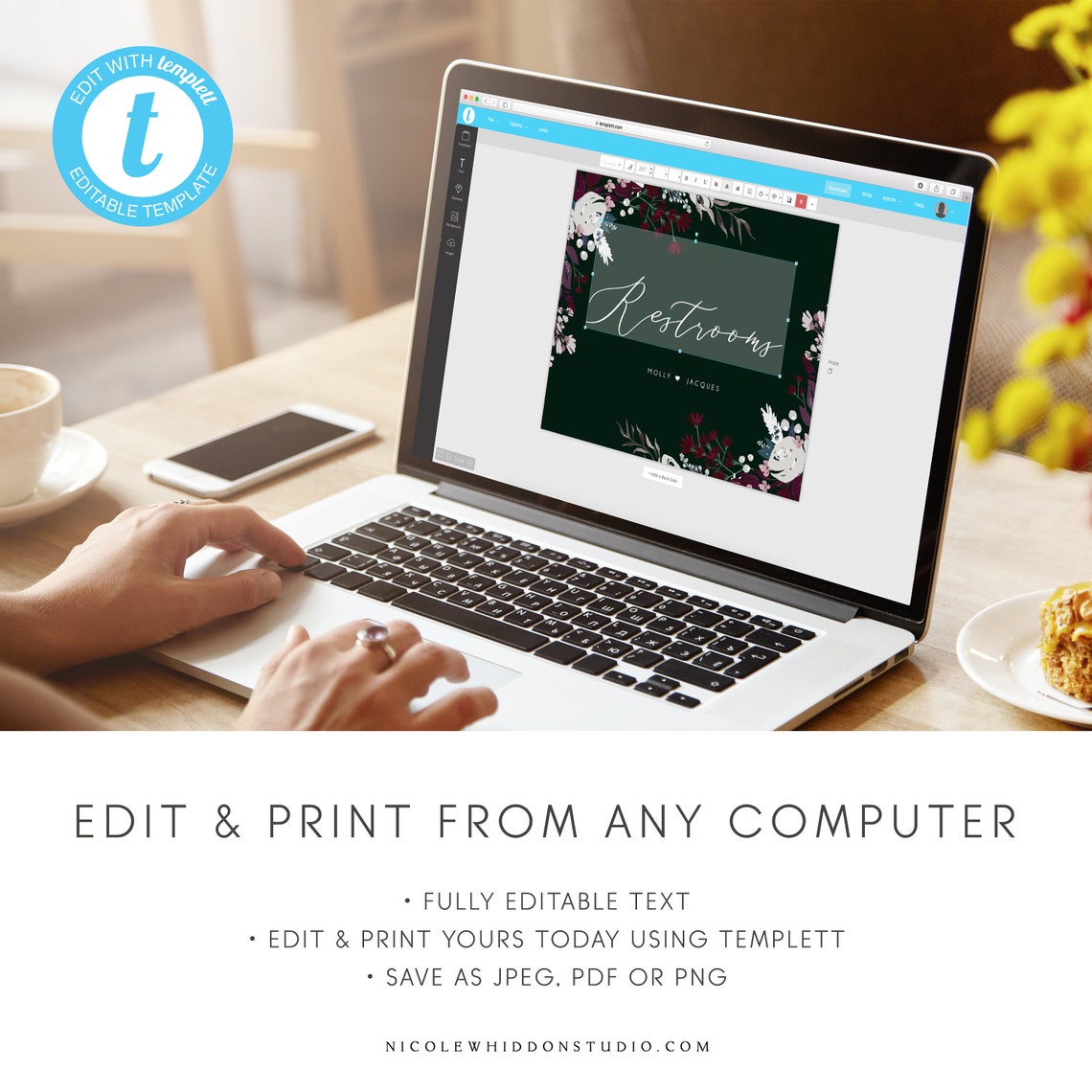 Editable Sign Template 8x10 Cards Sign Wedding Sign - Etsy