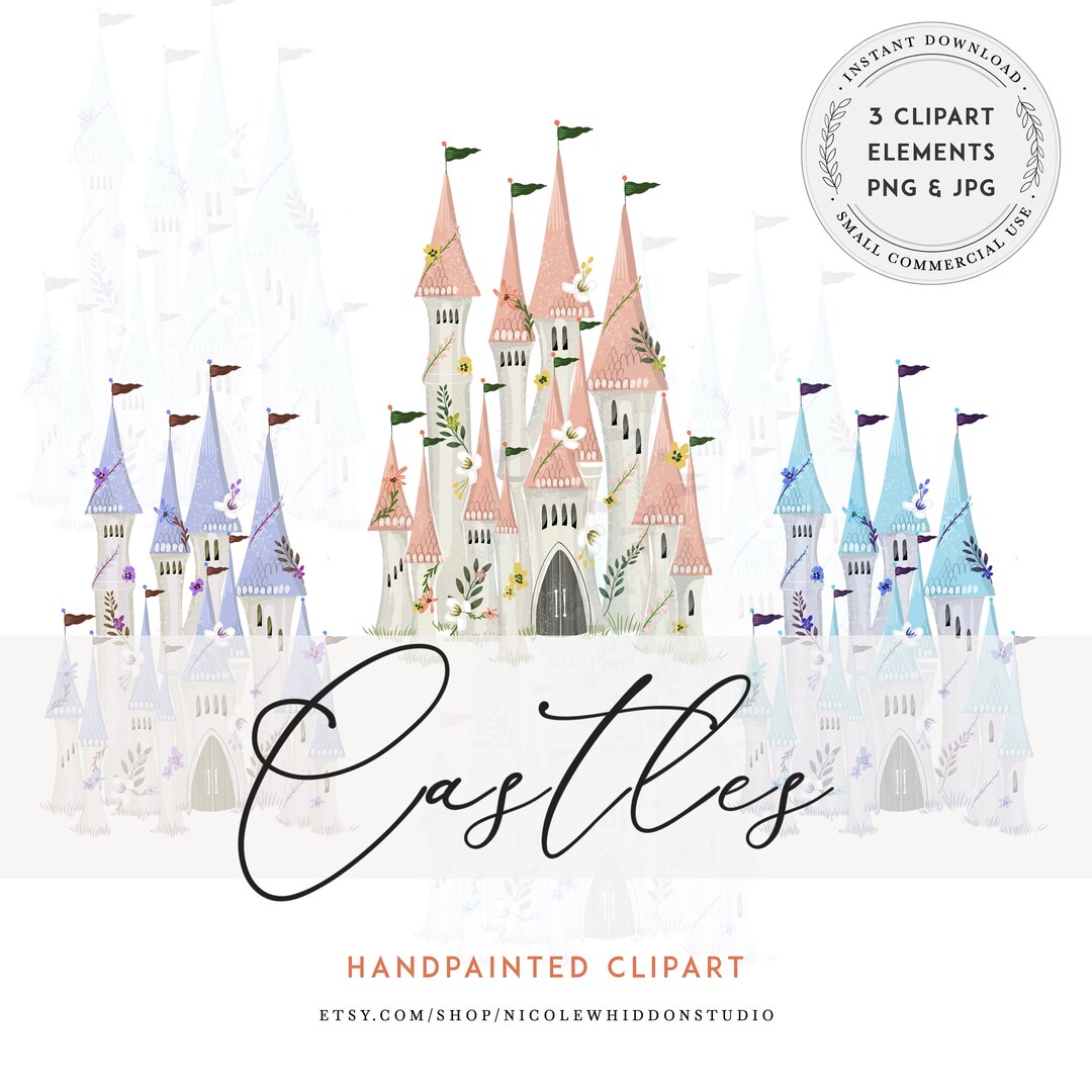Disney Princess Castle Clipart