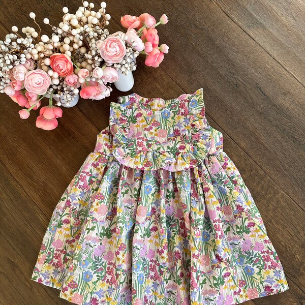 Ruffle Bib Dress - Etsy