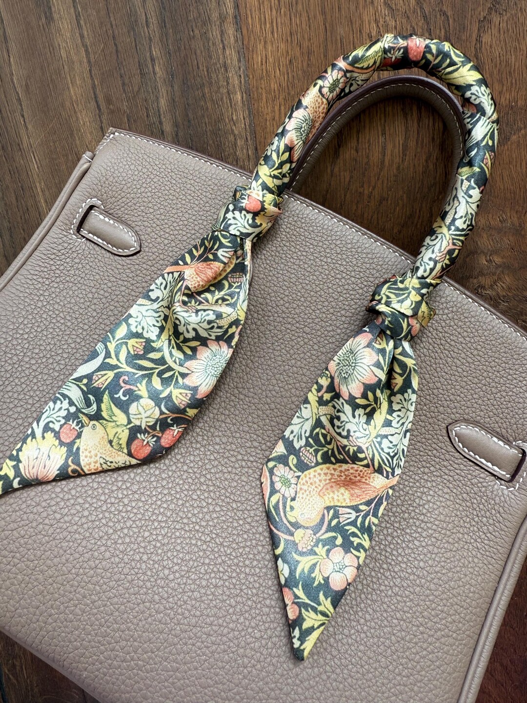 William Morris Strawberry Thief Green and Beige Vintage Floral & Birds ...