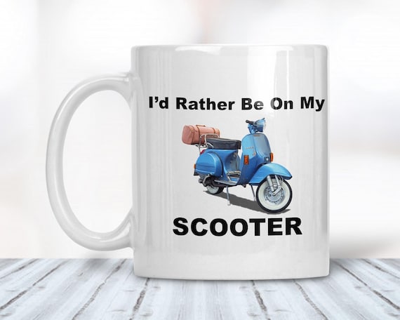 Scooter Mug Novelty Tea Coffee Mug | Etsy