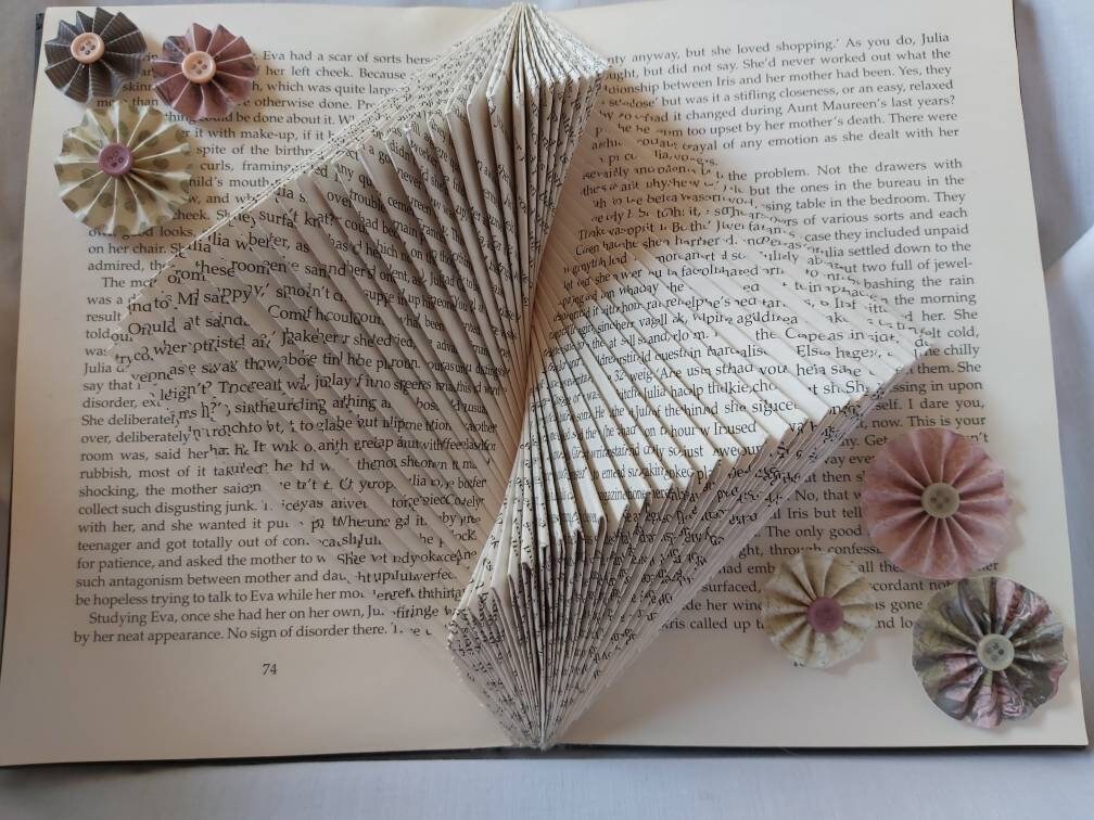 Sculptural Folded Book - Etsy