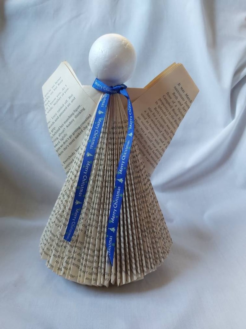 Folded Book Angel Ex-display - Etsy UK