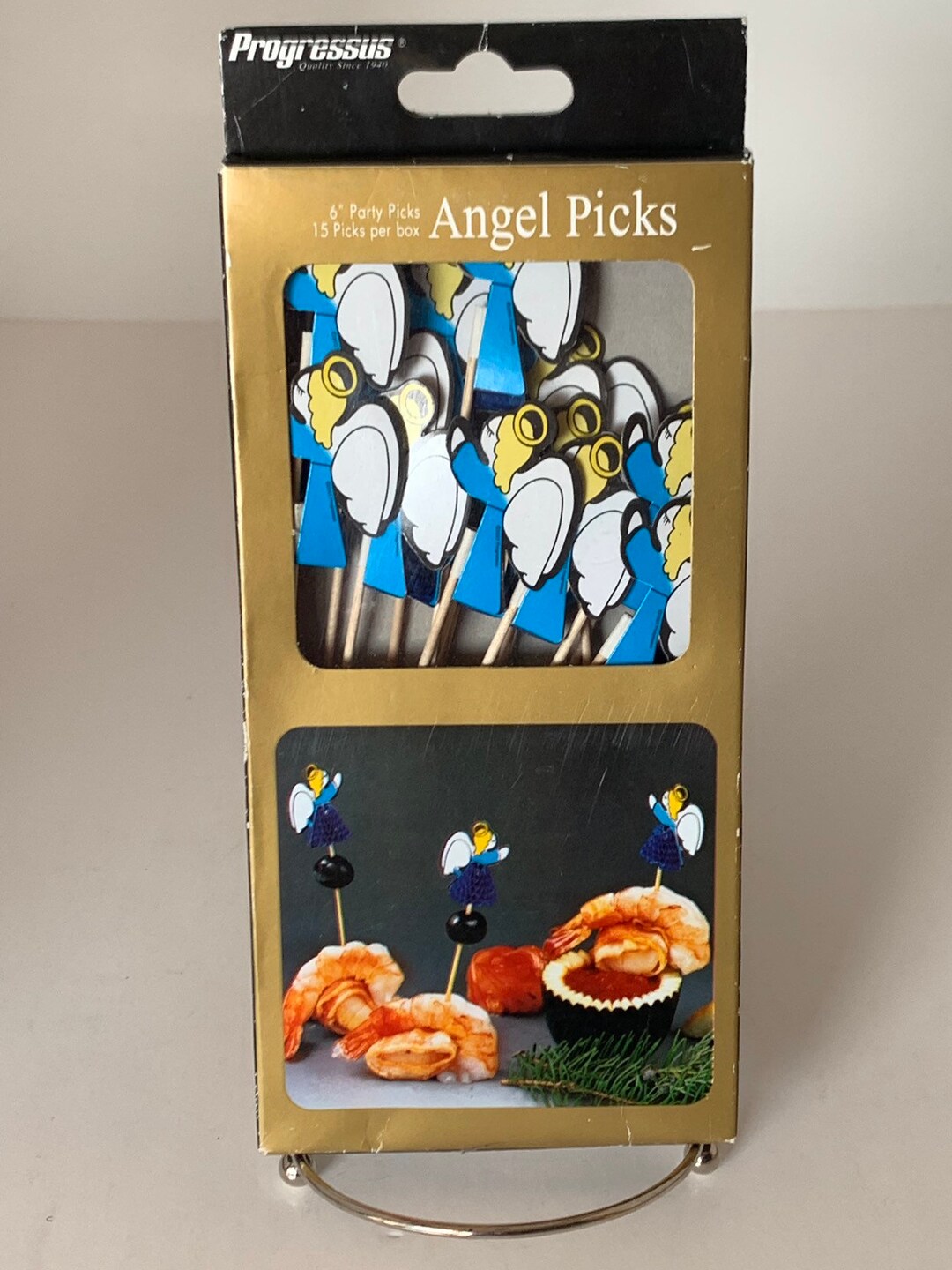 Progressus Angel Party Picks, Blue and White Angel Picks, Christmas ...