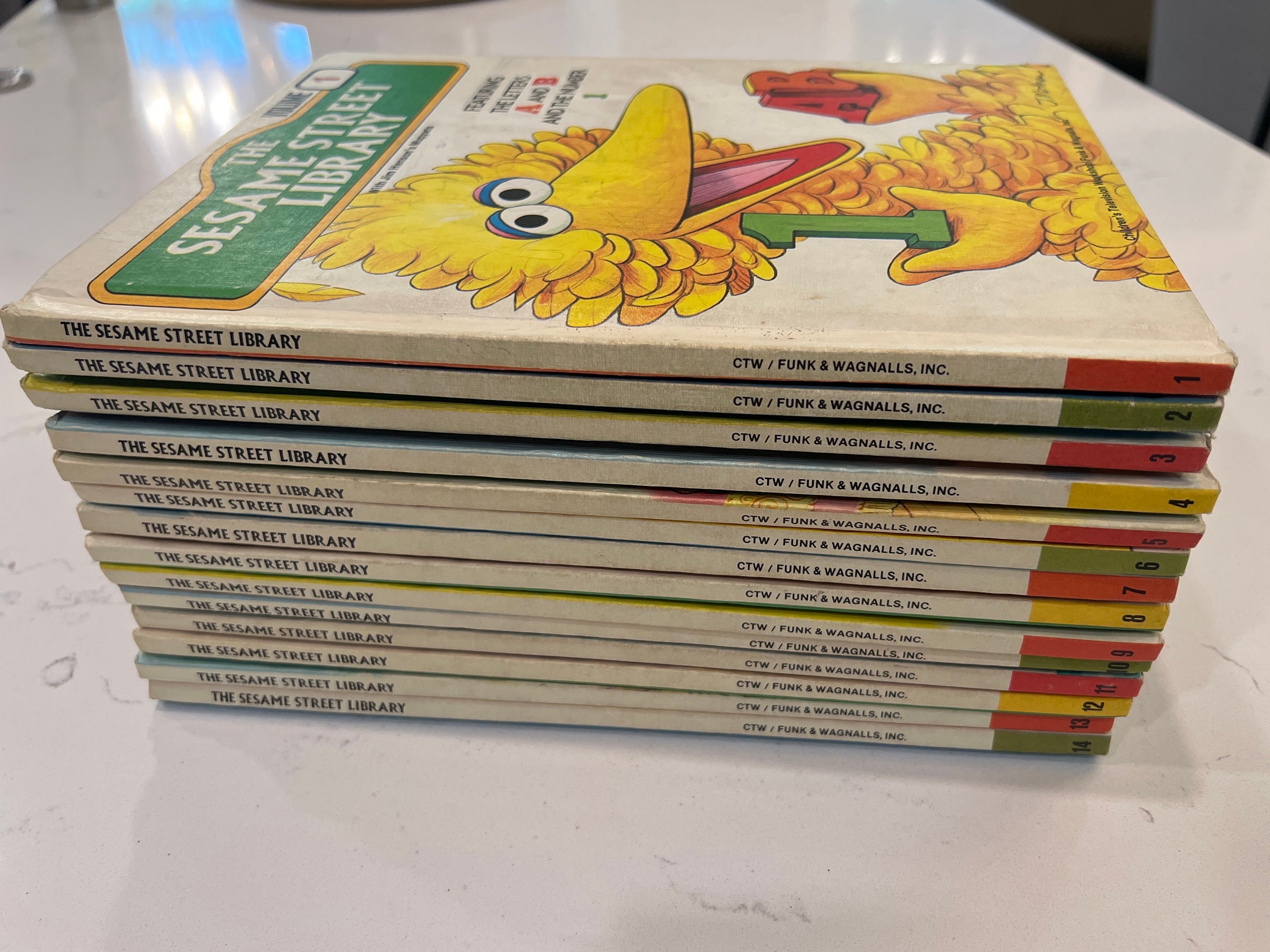 Vintage Sesame Street Library Volumes 1-14, Jim Henson's Muppets, 1970 ...
