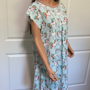 Custom Cotton Knit Woman Nightgown - Etsy