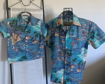 Father Son Matching Hawaiian Shirts - Etsy