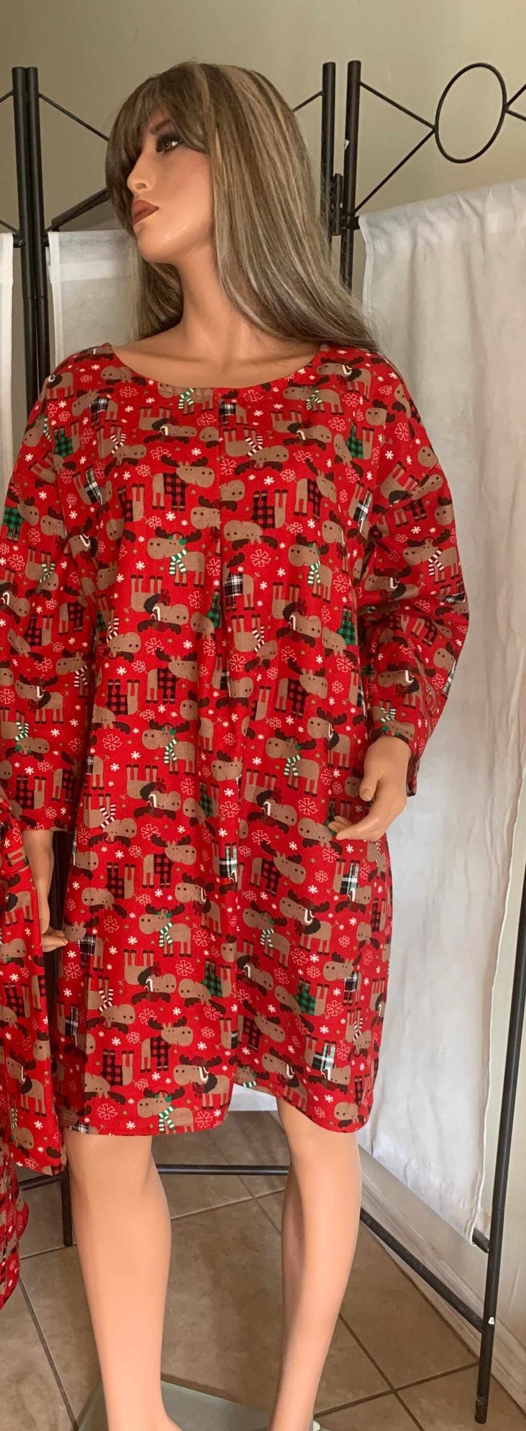 Custom Christmas Nightgown for Woman - Etsy