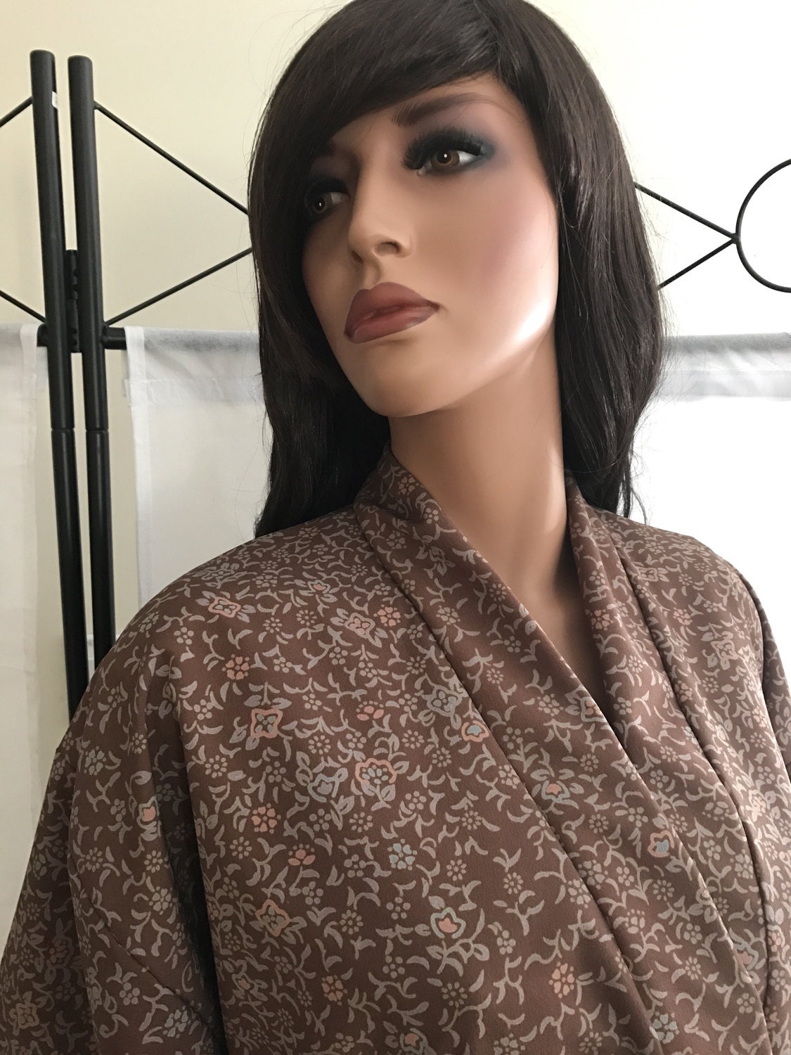 Custom Kimono Robe in Japanese Kimono Fabric Anniversary - Etsy