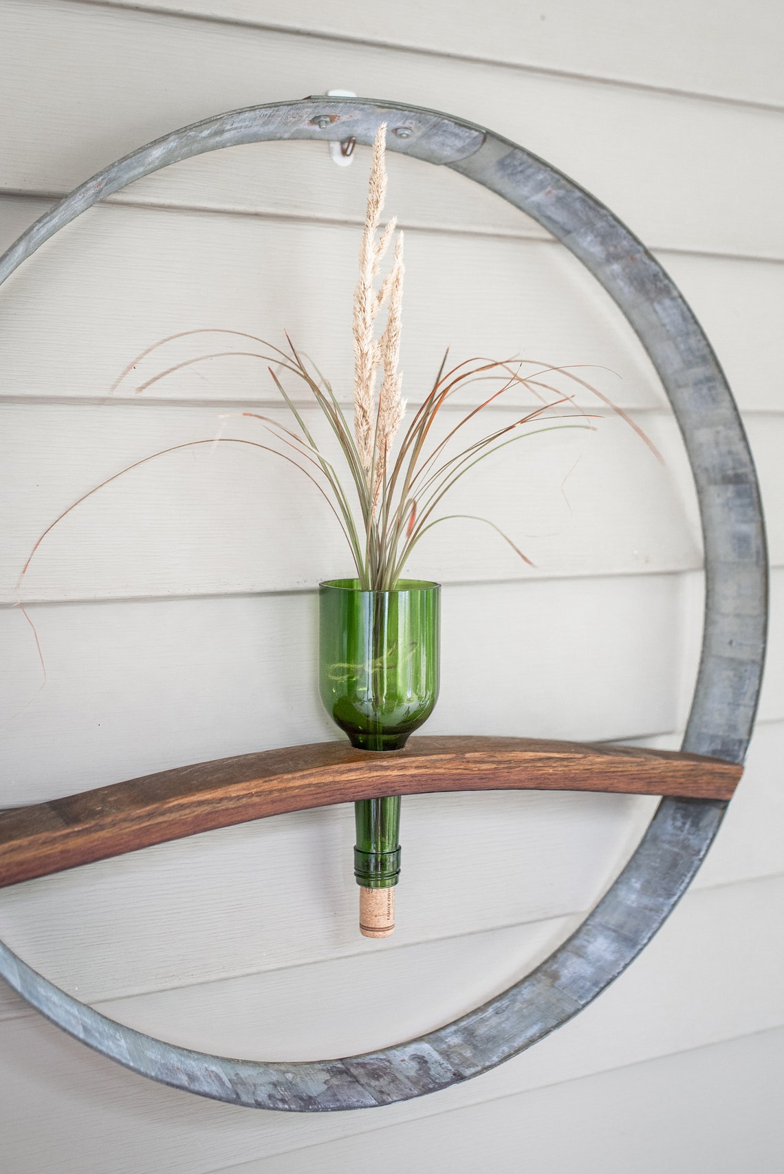 Wine Barrel Hoop and Stave Wall Decor Large - Etsy