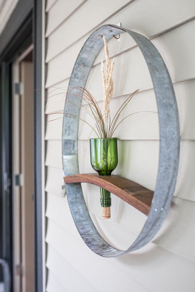 Wine Barrel Hoop and Stave Wall Decor Large - Etsy