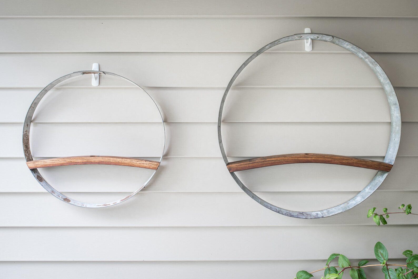 Wine Barrel Hoop and Stave Wall Decor Large - Etsy