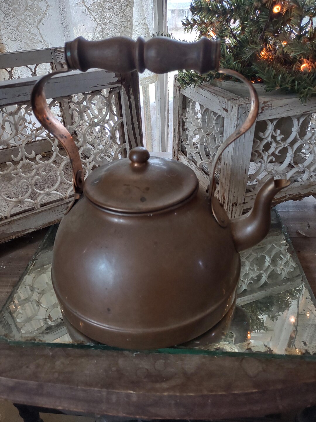 Beautiful Old Vintage Copper Tea Kettle - Etsy