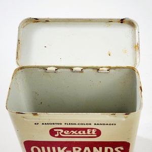 Rexall Quik-bands Bandages Tin Made in the USA Vintage 60s - Etsy