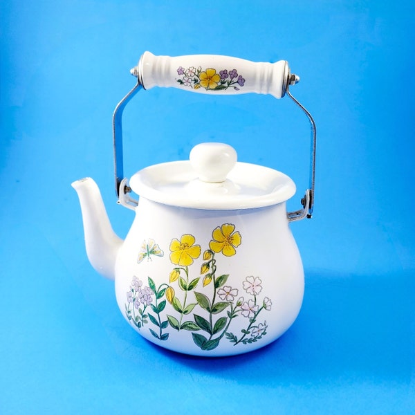 Enamel Tea Pot - Etsy