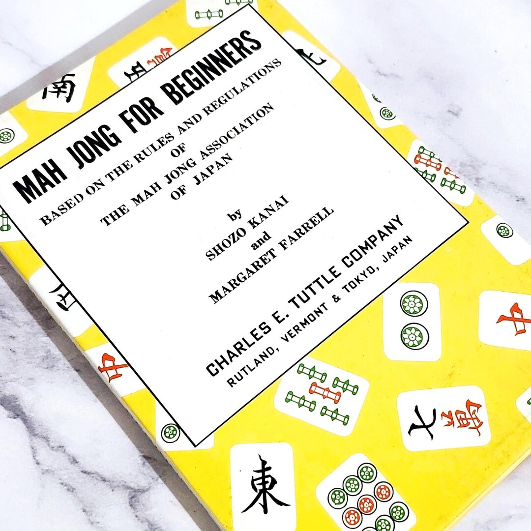Vintage 1976 Mah Jong Book for Beginners: Japanese Rules & Strategies ...