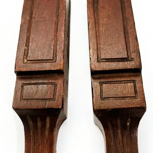 Hand Crafted Architectural Trim From Fireplace Slooped Ridges Set of 2 ...
