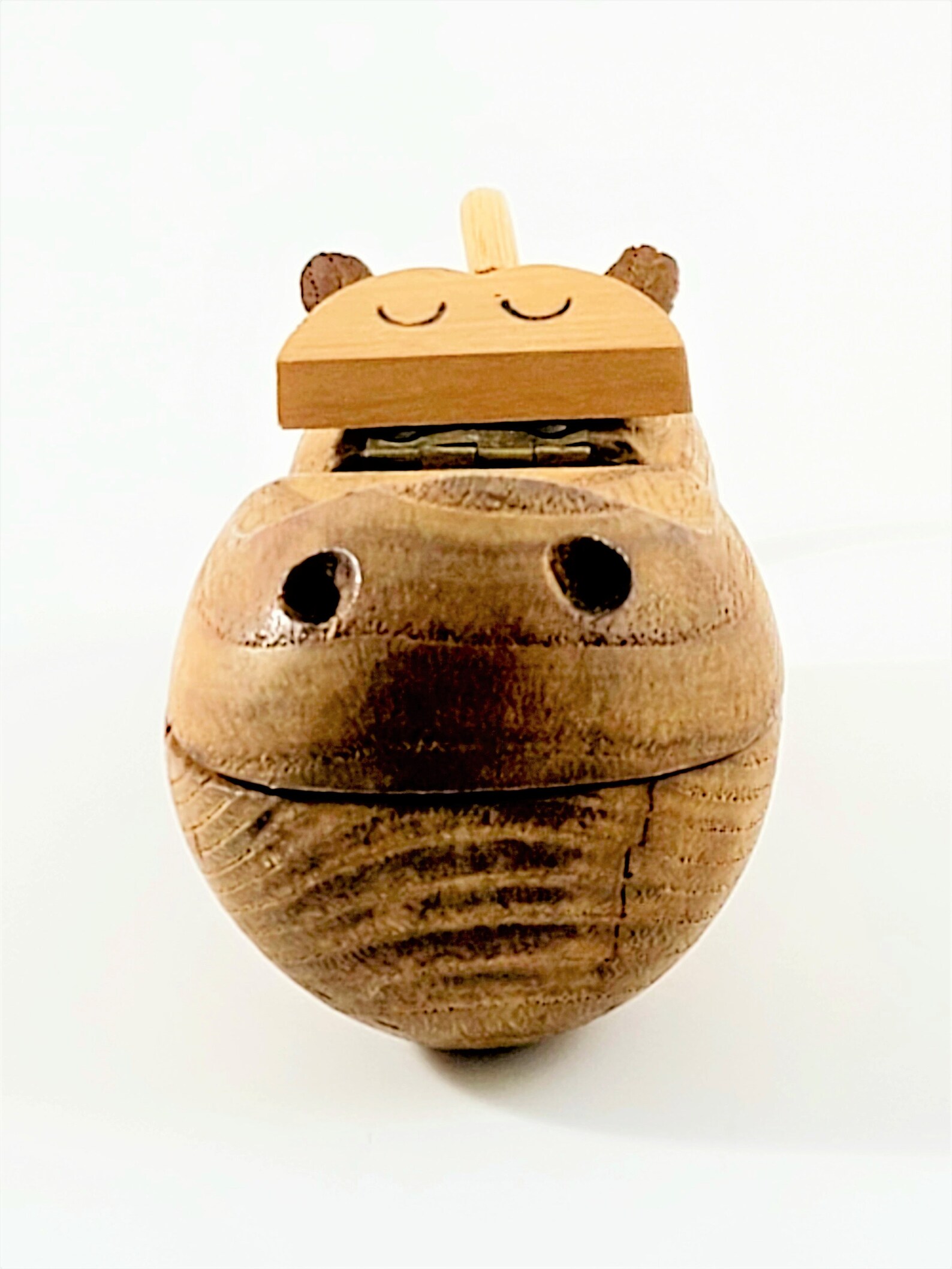 Zoo Line Wood Carved Hippo Hinged Trinket Box Designed by JV - Etsy