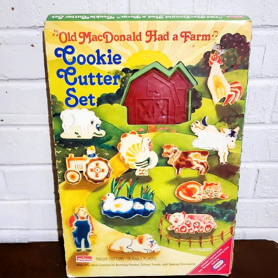 Chilton Old Macdonald Farm Cookie Cutters Set of 12 in Original Box From 1979 - Etsy
