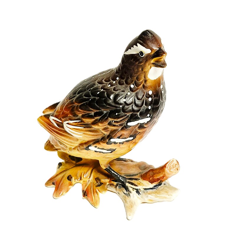 Vintage Quail Bird Figurine: Ardco Japan Mid Century 70s - Etsy